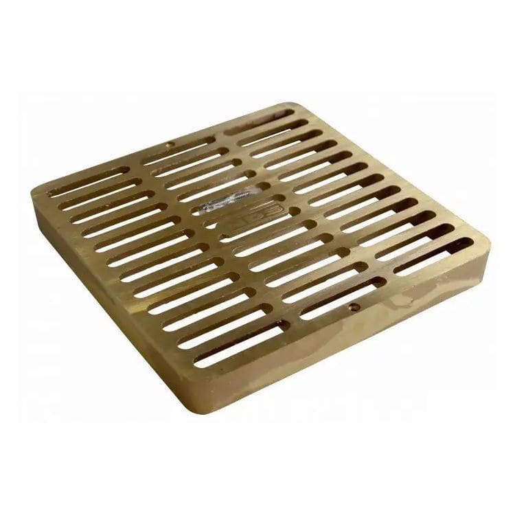 Brass manhole cover - 930B - NDS - square / prefab / with ventilation grill