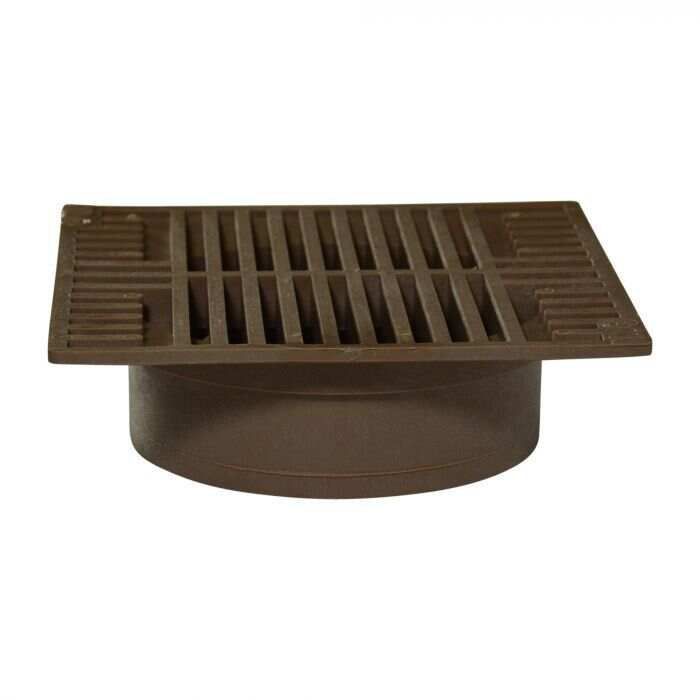 High-density polyethylene (HDPE) manhole cover - 883S - NDS - square ...