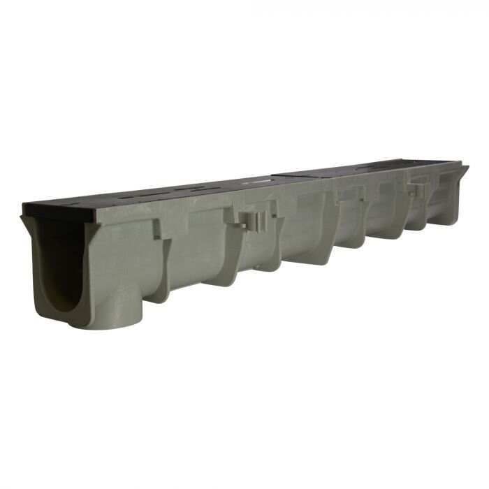 Drainage channel with central slot - Dura - NDS - sloped / high-density ...