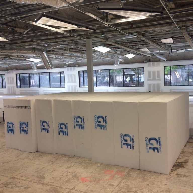 Thermal insulation - Geofoam - Insulfoam - extruded polystyrene ...