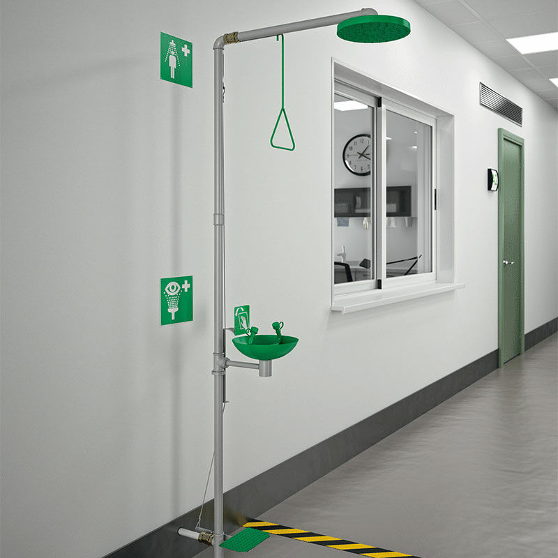 Surface-mounted shower set - 9203 - DELABIE - contemporary / commercial ...