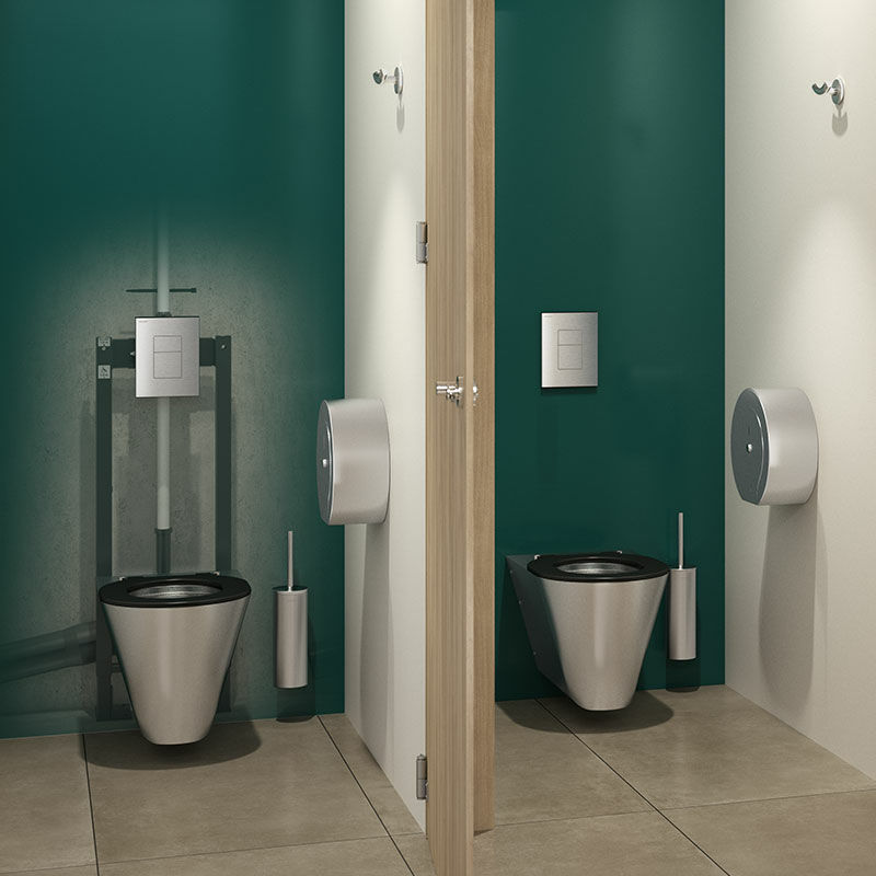 Wall-mounted toilet installation unit - TEMPOFIX 3 - DELABIE - for urinal