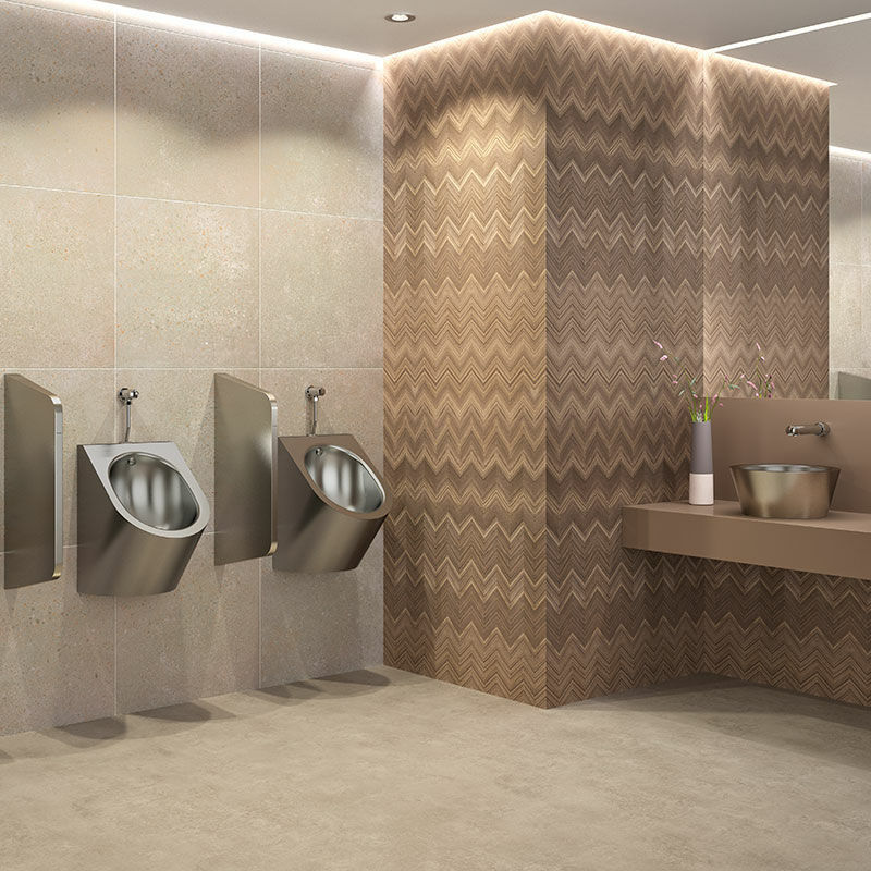 Stainless steel urinal - DELTA - DELABIE - wall-mounted ...