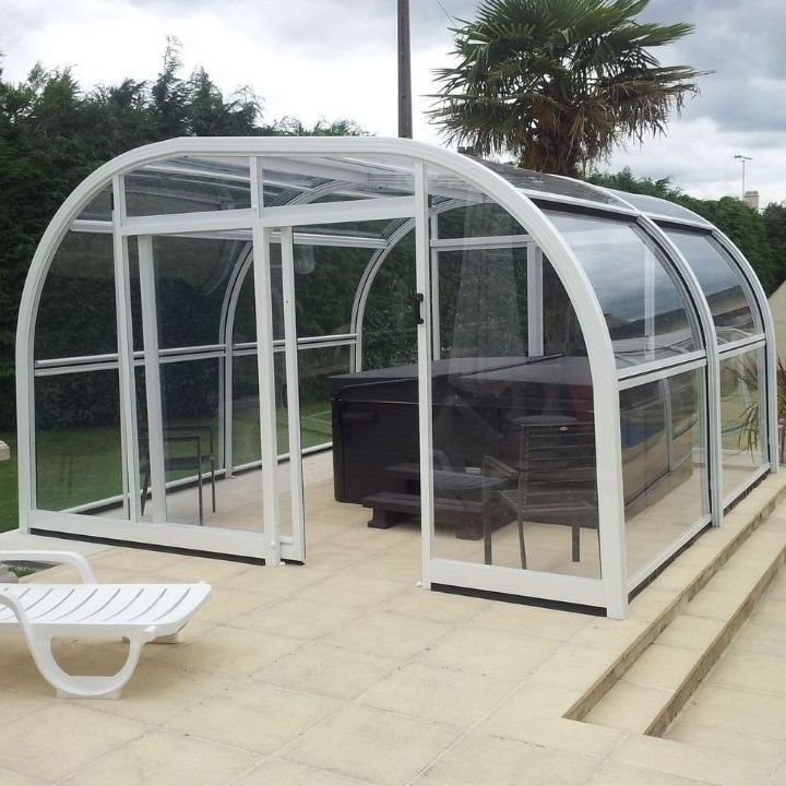 Metal spa enclosure - abrisol - fixed / telescopic
