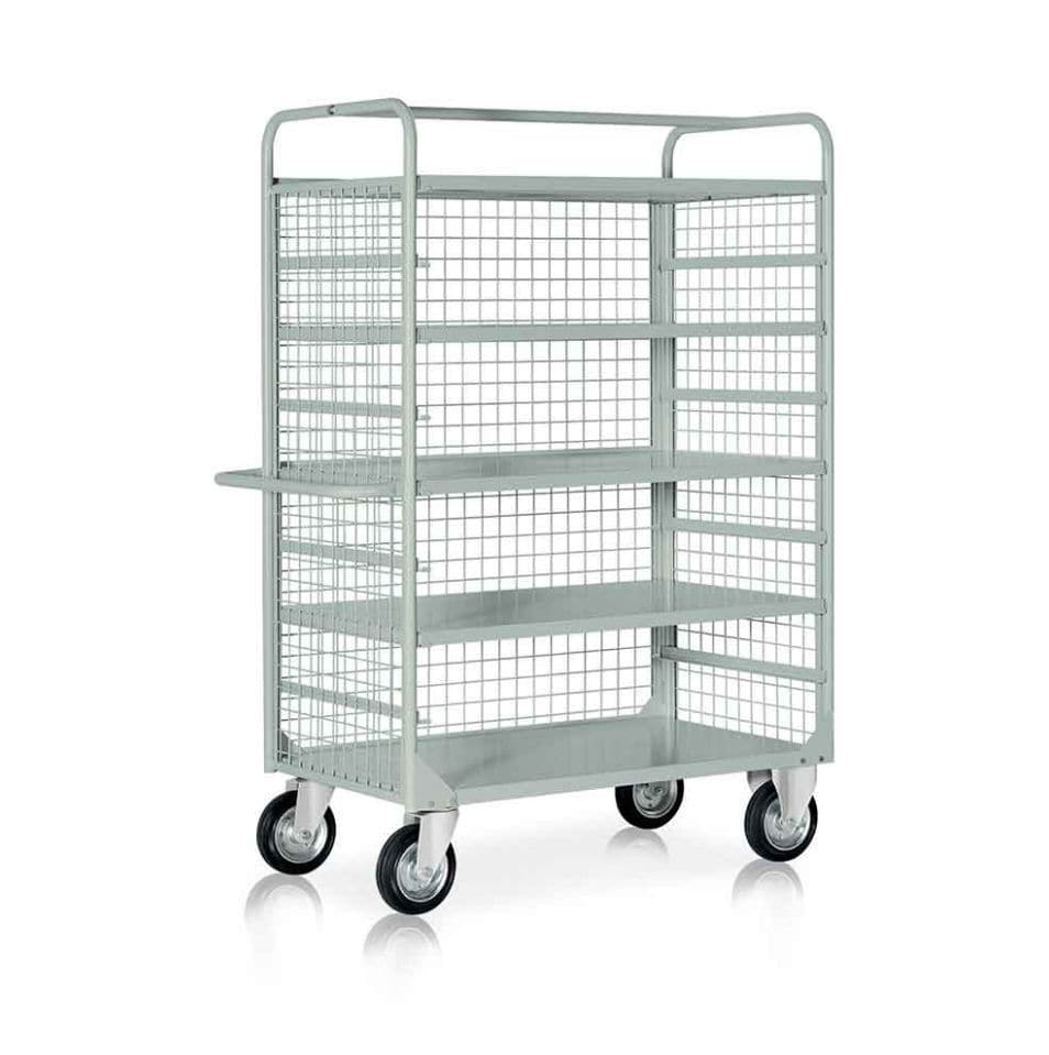 Commercial trolley - C064G - TECNOTELAI - folding / mesh