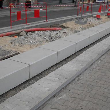 Sidewalk edge - ACCESTRAM - ALKERN - concrete / rectangular / other shapes