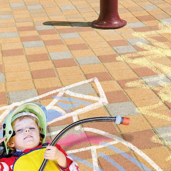 Concrete paver - COMBI - ALKERN - outdoor / pedestrian / for public spaces