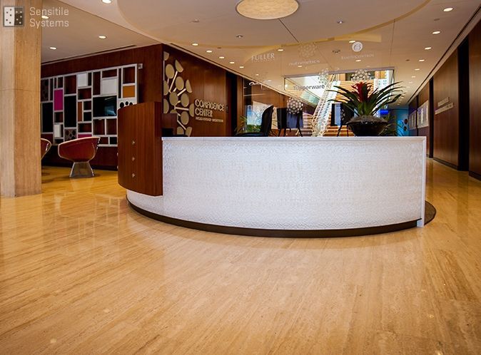 Interior decorative panel - SCINTILLA ® - SENSITILE - acrylic / matte ...