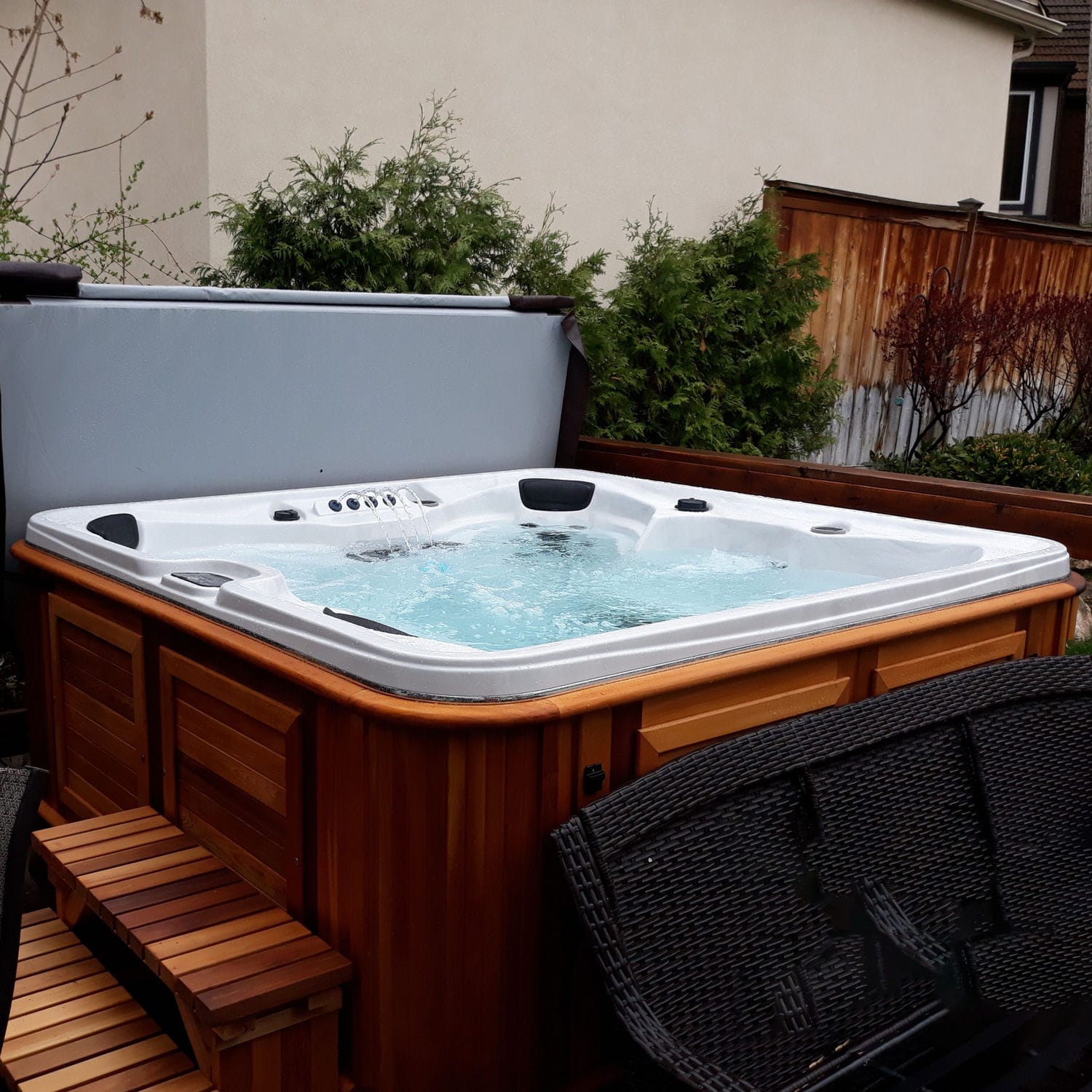 Above Ground Hot Tub Kodiak Arctic Spas Square 4 Seater Outdoor