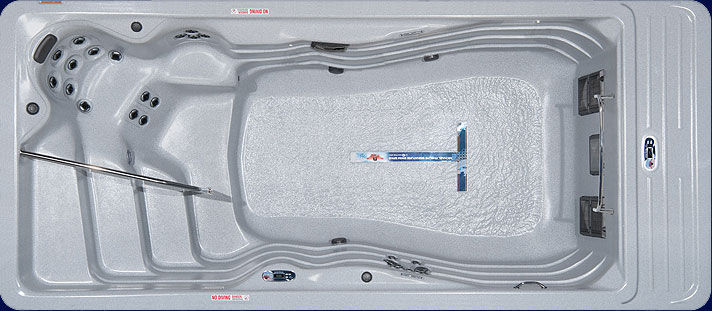 Built-in swim spa - MP SIGNATURE S - MASTER SPAS - rectangular / not ...