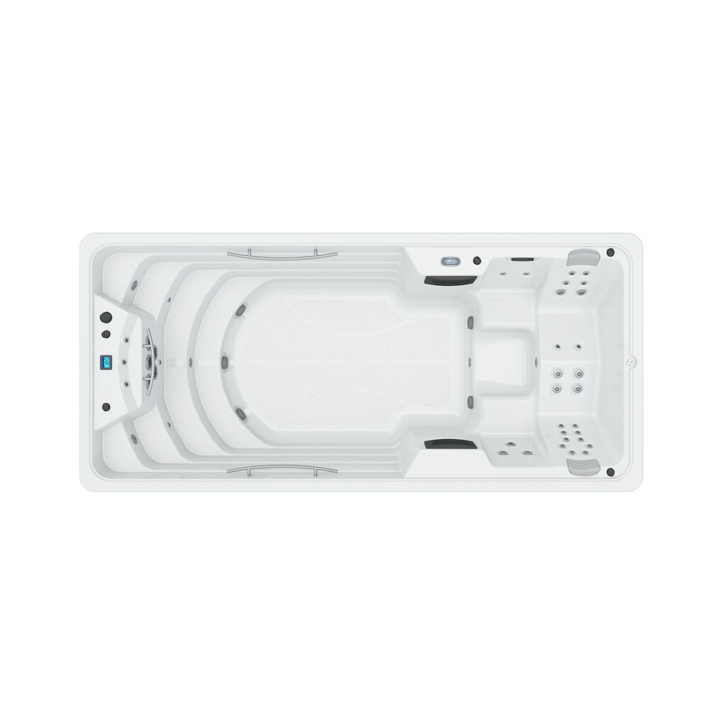 Above-ground swim spa - MEDITERRANEA - ASTRALPOOL - rectangular / 3 ...