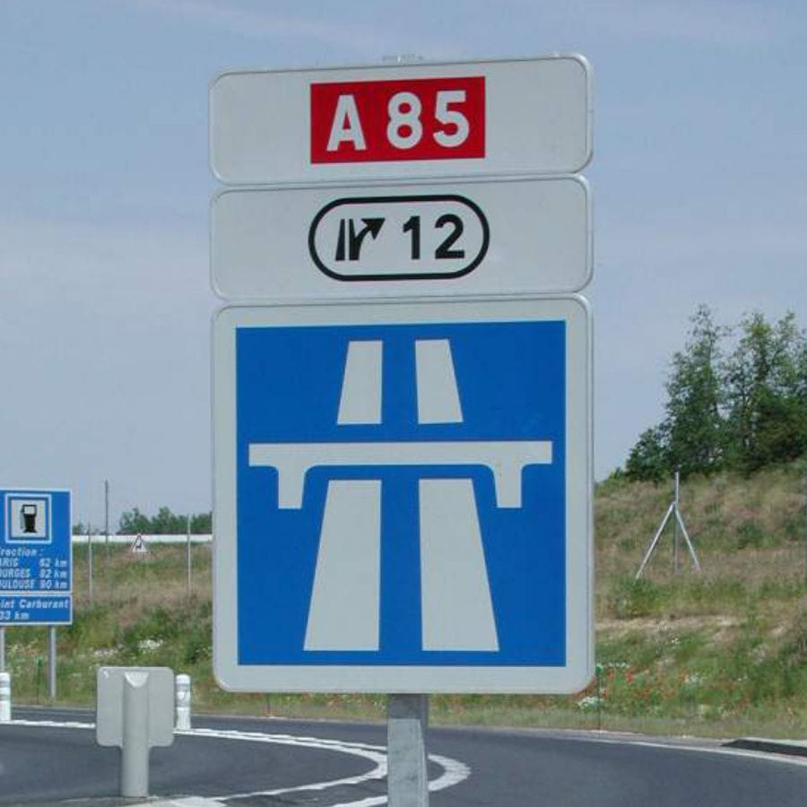 Floor-standing road sign - AVANTAGE - Aximum