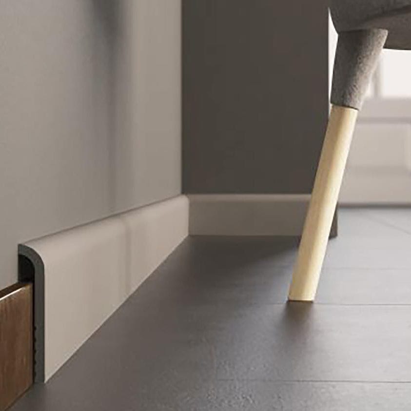 White baseboard - 1411301 - Tarkett RESIDENTIAL - foam / polystyrene ...