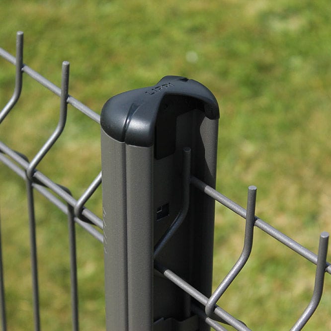 Galvanised steel fence post - Expert (260S) - LIPPI - contemporary ...