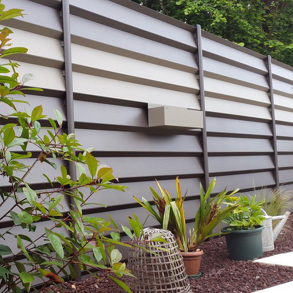Louvered fence - Z - LIPPI - for green spaces / for public spaces ...