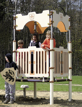 Outdoor playhouse - SOLO+ : CAMELEO 1 HISTORIC / JCA-0005 - HUSSON ...