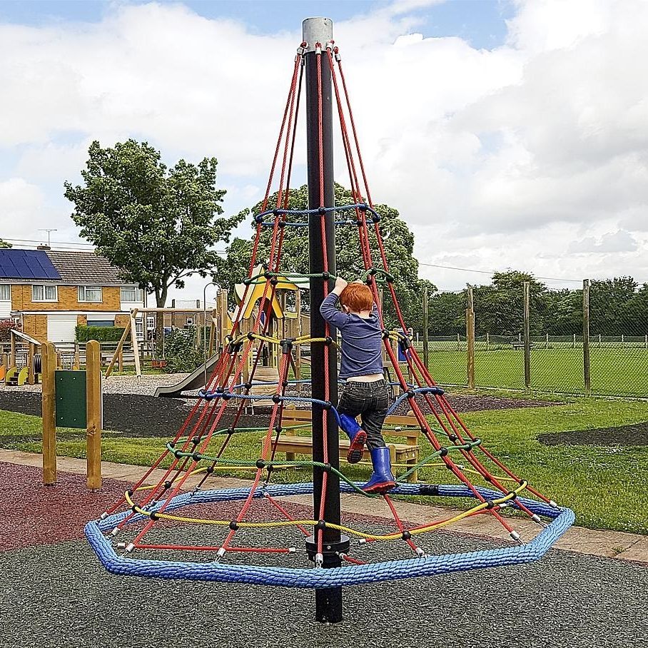 Playground climbing net - TREE STORK'S NEST - eibe Produktion ...