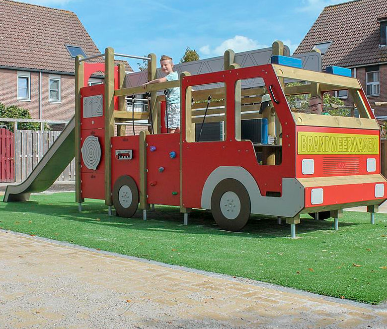 Playground vehicle - FIRE ENGINE - eibe Produktion + Vertrieb GmbH & Co KG