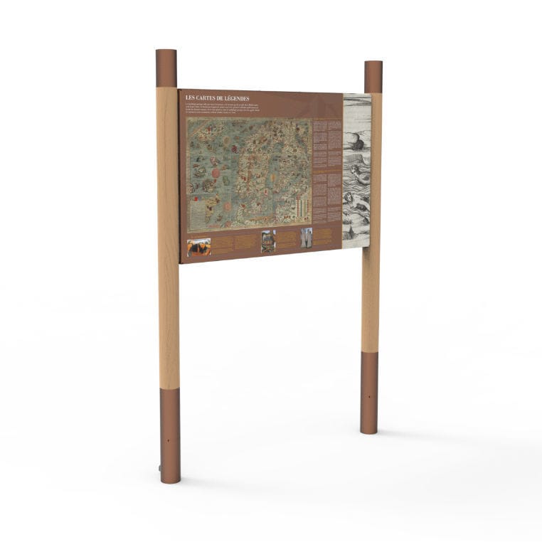 Public space information panel - Espar - Empreinte signalétique