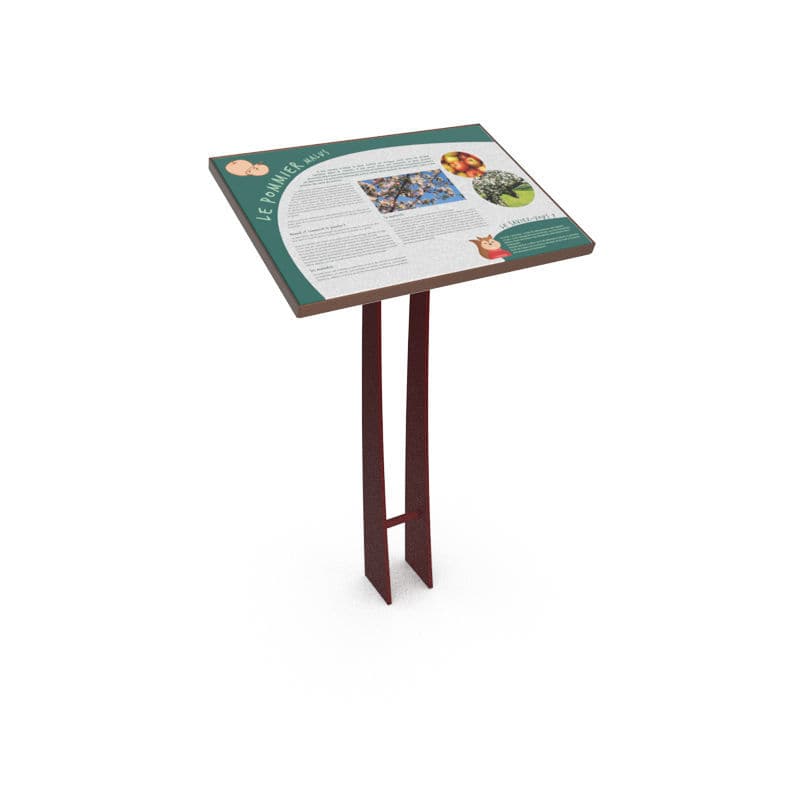 Signage lectern - ARTCORPS - Empreinte signalétique - outdoor / thermo ...