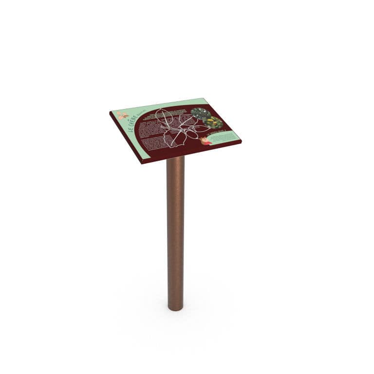 Signage lectern - ARTPÈGE - Empreinte signalétique - outdoor / thermo ...