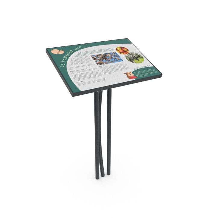 Signage lectern - LIERRE - Empreinte signalétique - outdoor / thermo ...