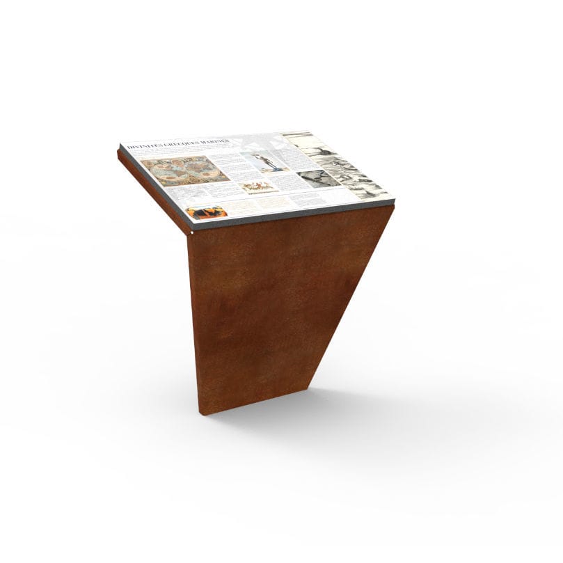 Signage lectern - ARTMONIE - Empreinte signalétique - outdoor / thermo ...