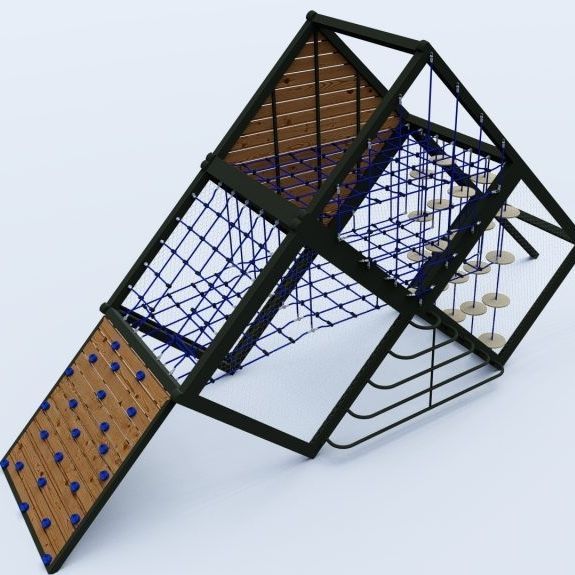 Playground climbing structure - LA PYRAMIDE - GO ELAN