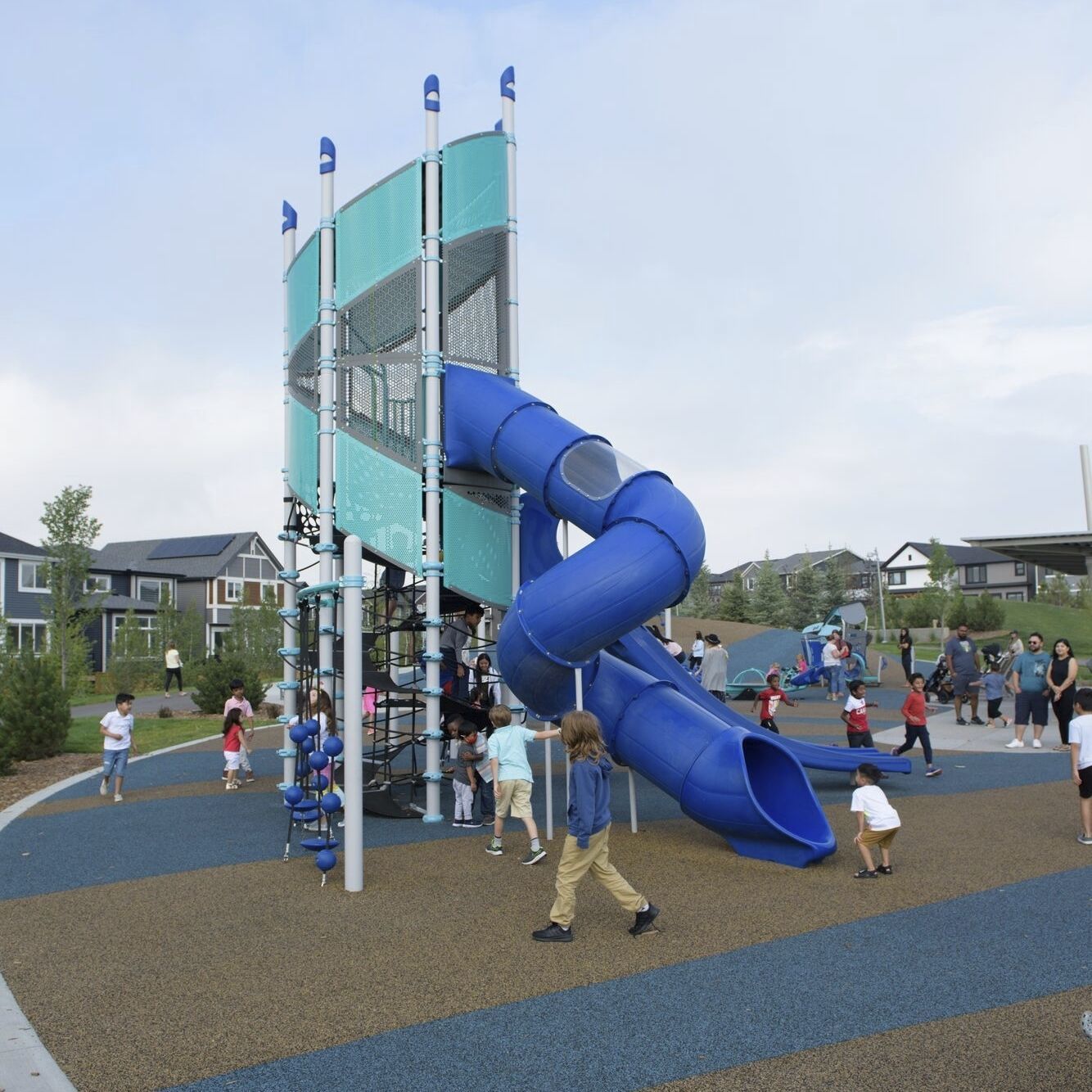 Playground structure - Super Netplex® 12' Tower - LANDSCAPE STRUCTURES ...