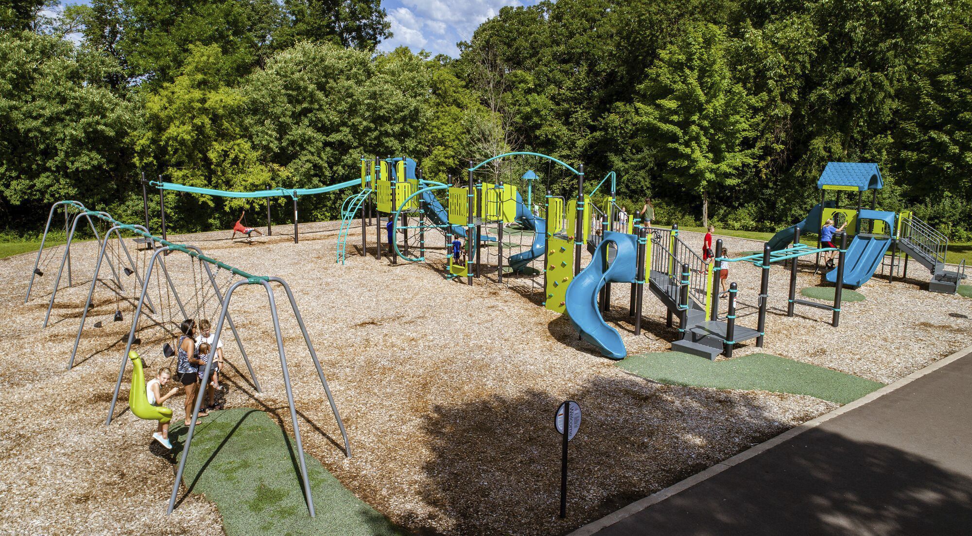 Playground structure - PlayBooster - Design 6637 - LANDSCAPE STRUCTURES ...
