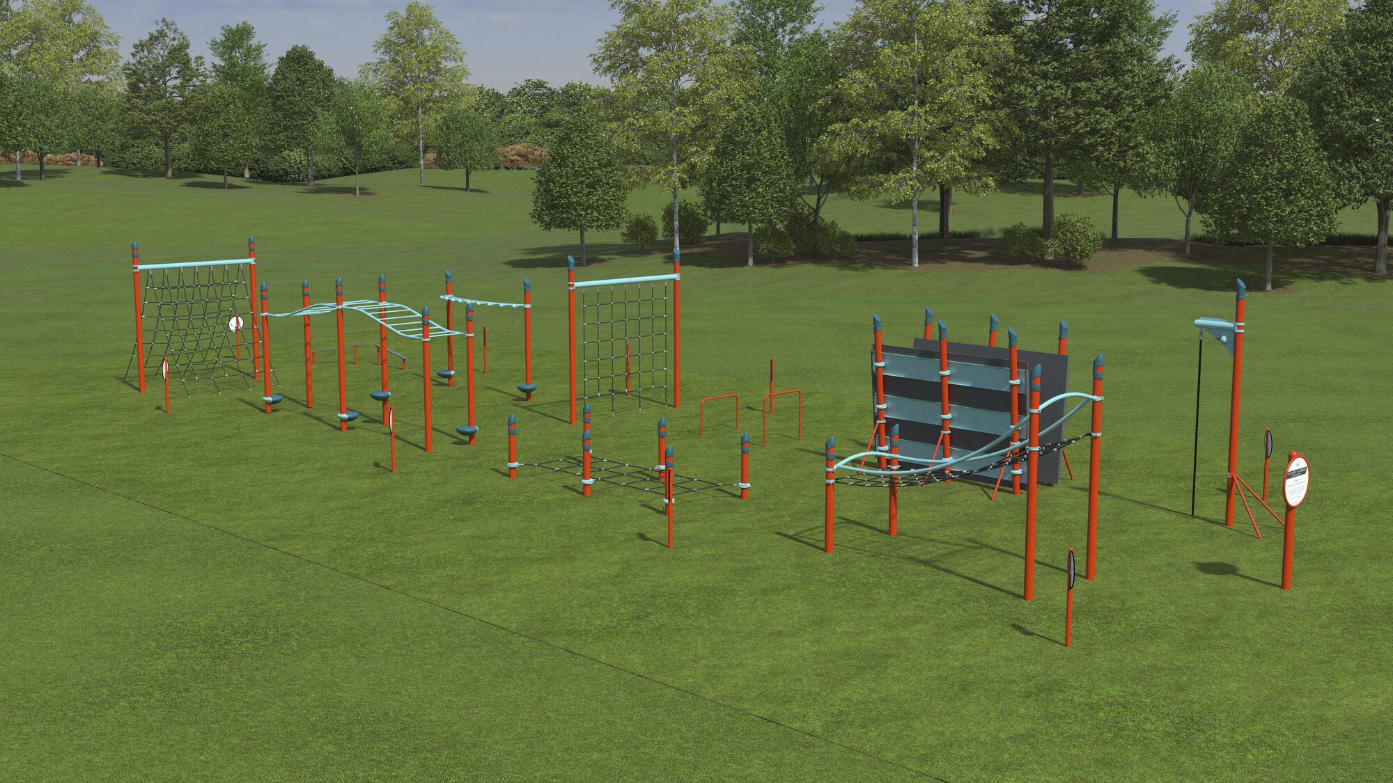 Commercial fitness playground - FitCore Extreme Course 1 - 5-12 ...