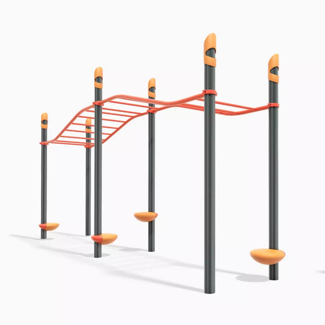 Playground ladder - FitCore™ Extreme Angled Overhead Ladder - Design ...