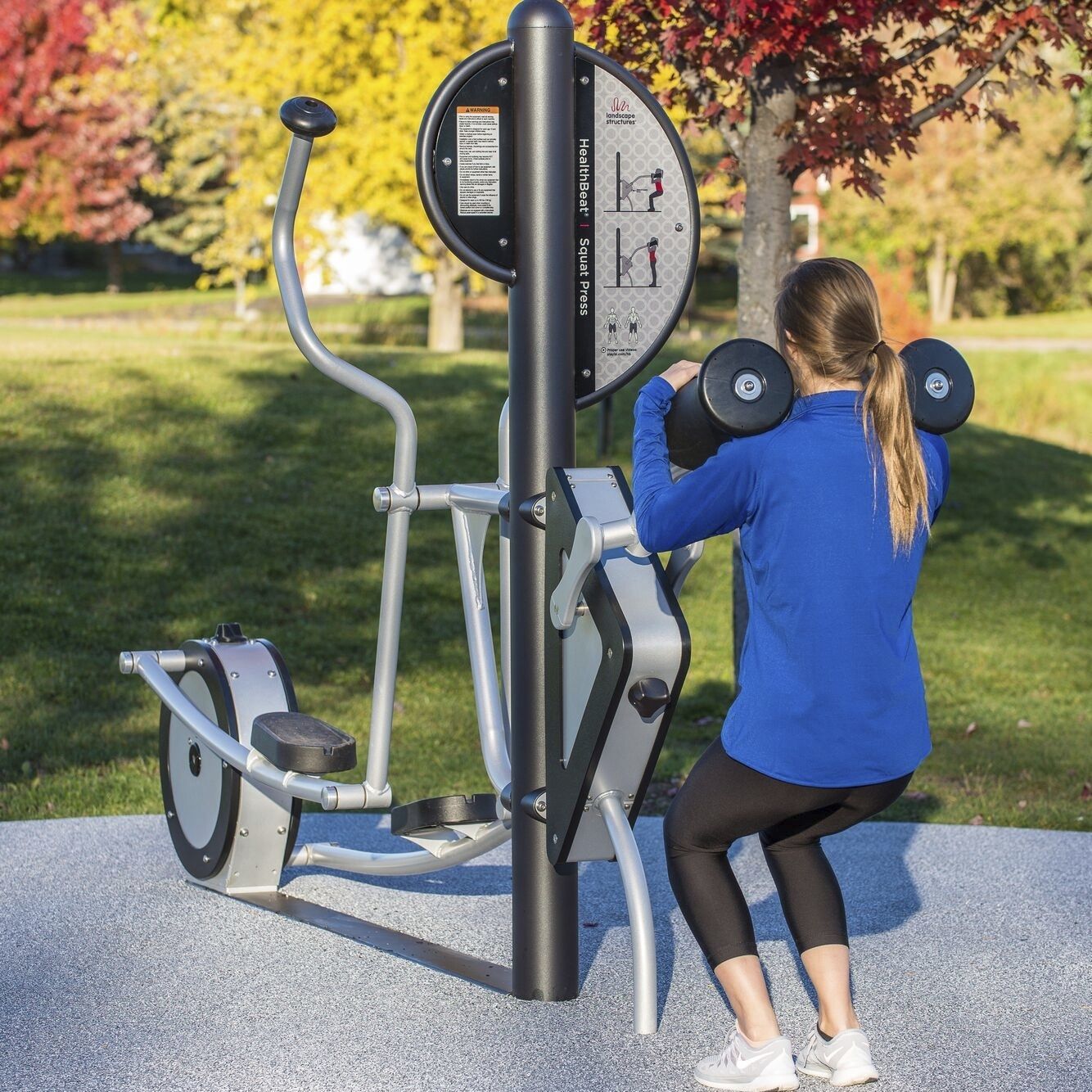 Squat weight training machine - HealthBeat® - Design 2273 - LANDSCAPE ...