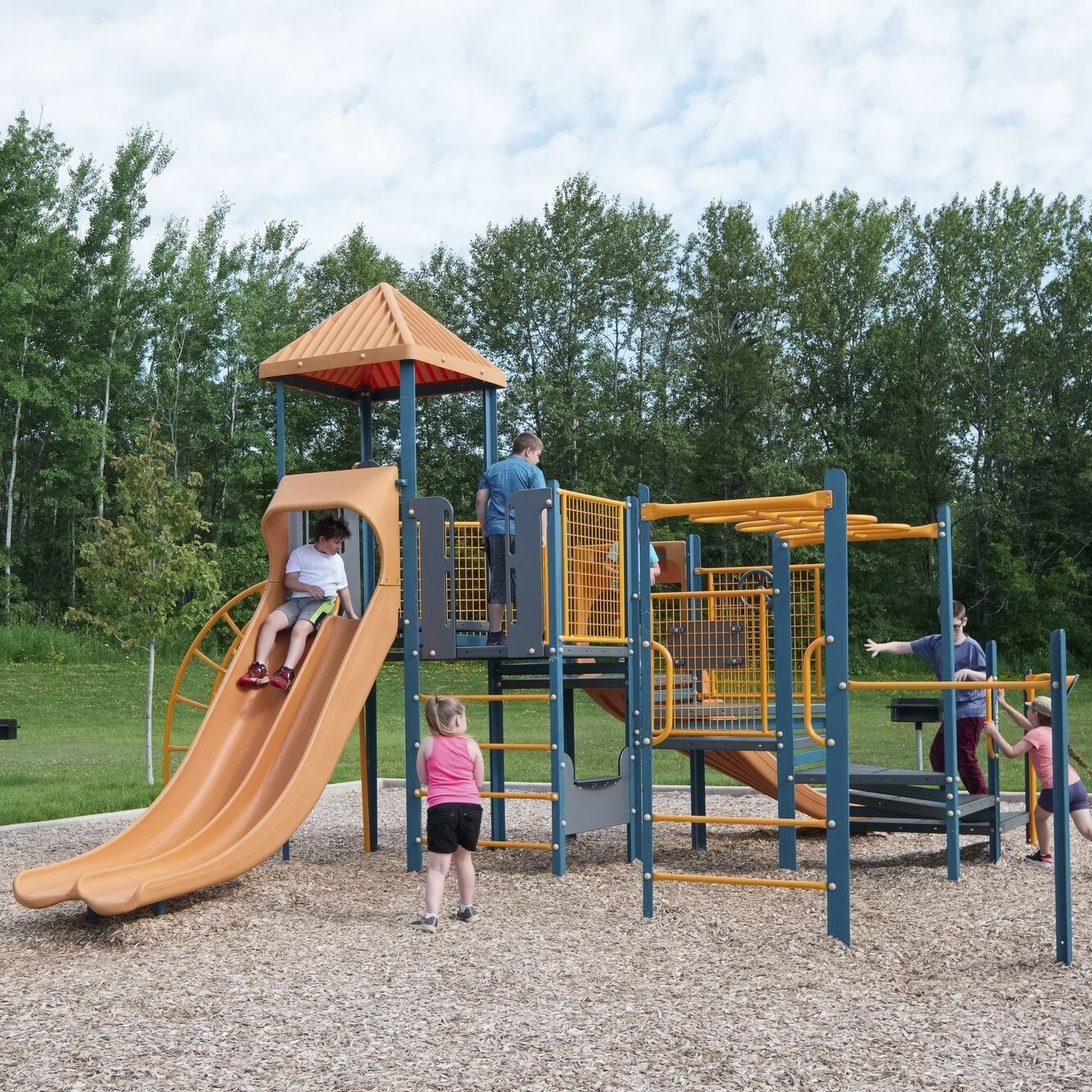 Playground structure - PlaySense - Design 402 - LANDSCAPE STRUCTURES ...