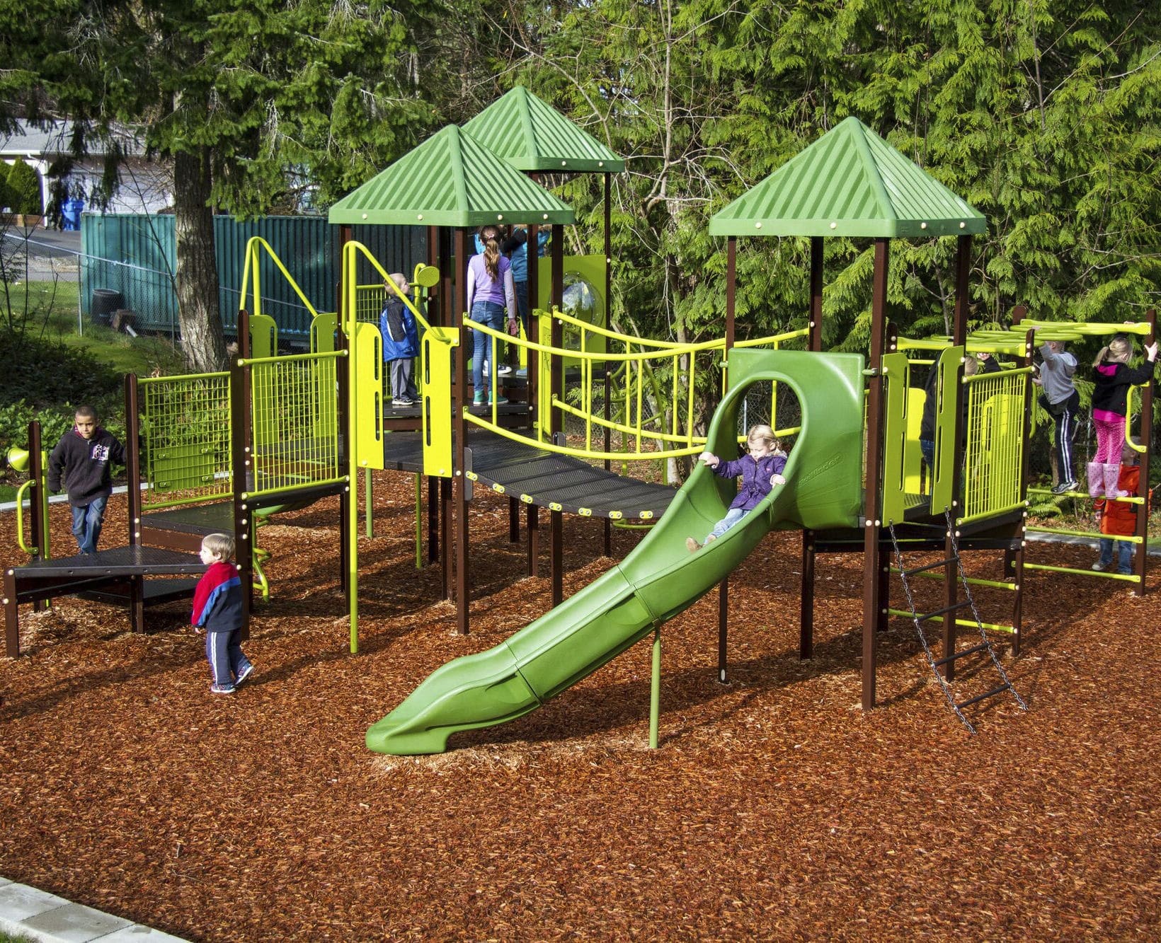 Playground structure - PlaySense - Design 306 - Complete - LANDSCAPE ...