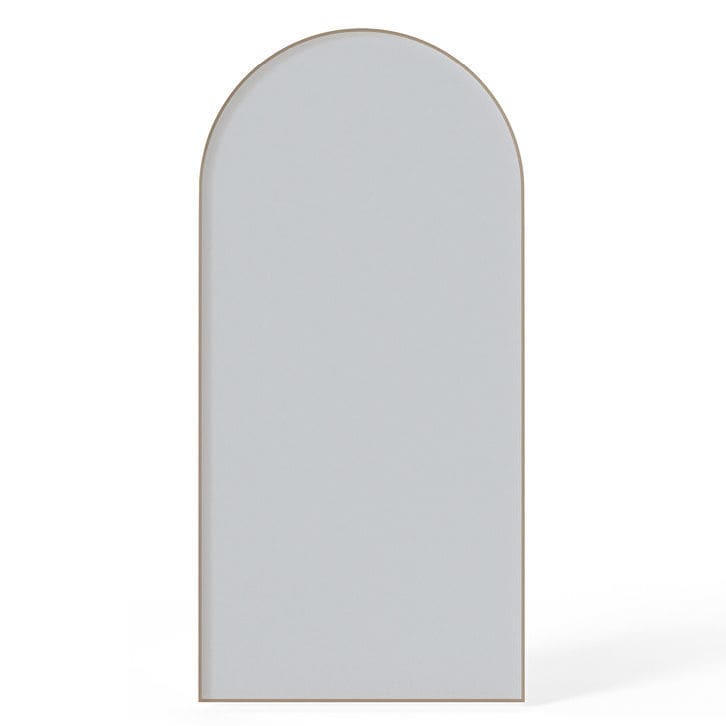 Free-standing mirror - DAHLIA - Devon&Devon - contemporary / wooden / golden