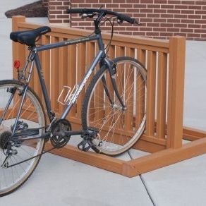 Floor-mounted bike rack - progressive design playgrounds - made from ...