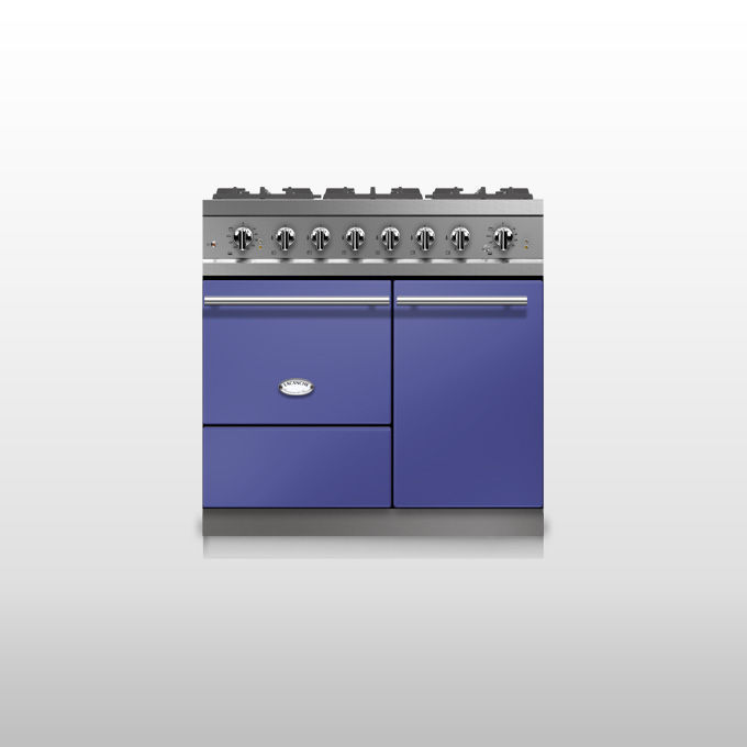 Gas range cooker - BEAUNE "MODERN" - LACANCHE - electric / violet ...