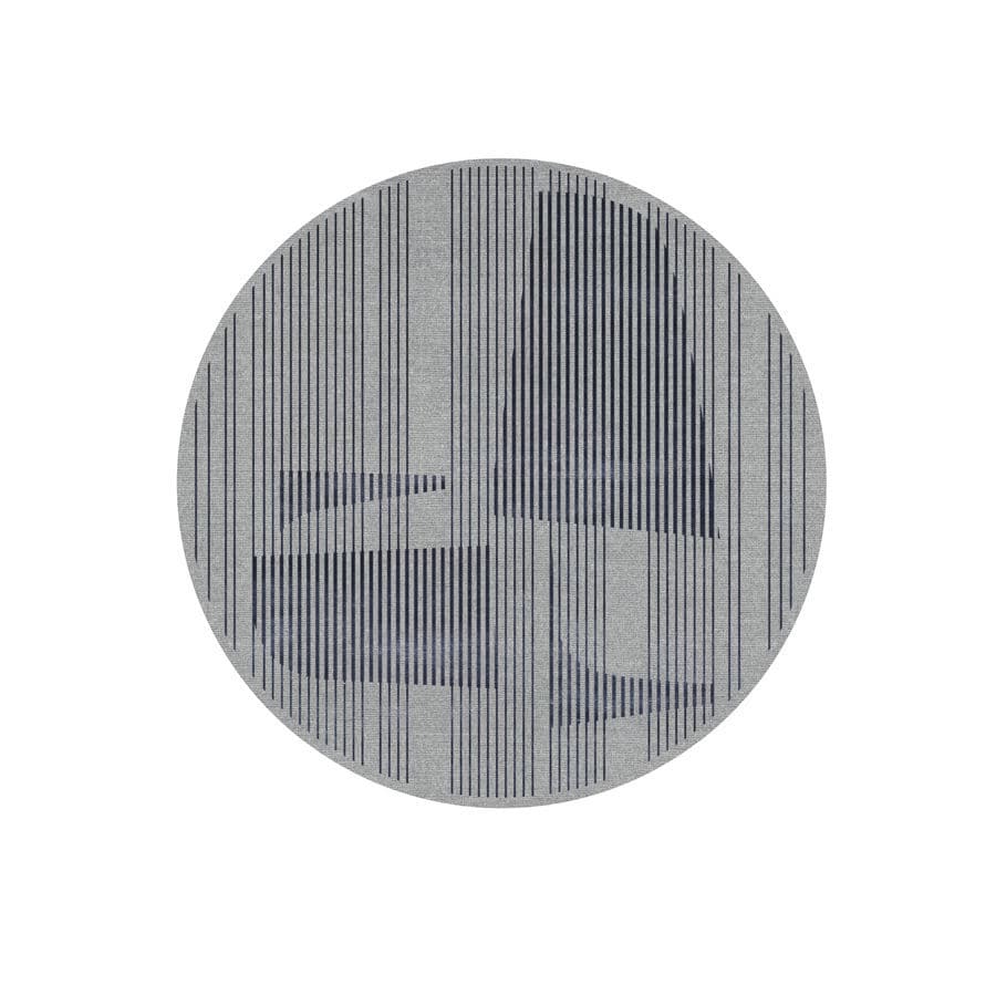 Contemporary rug - SHIGHERA - GIORGETTI - striped / wool / silk