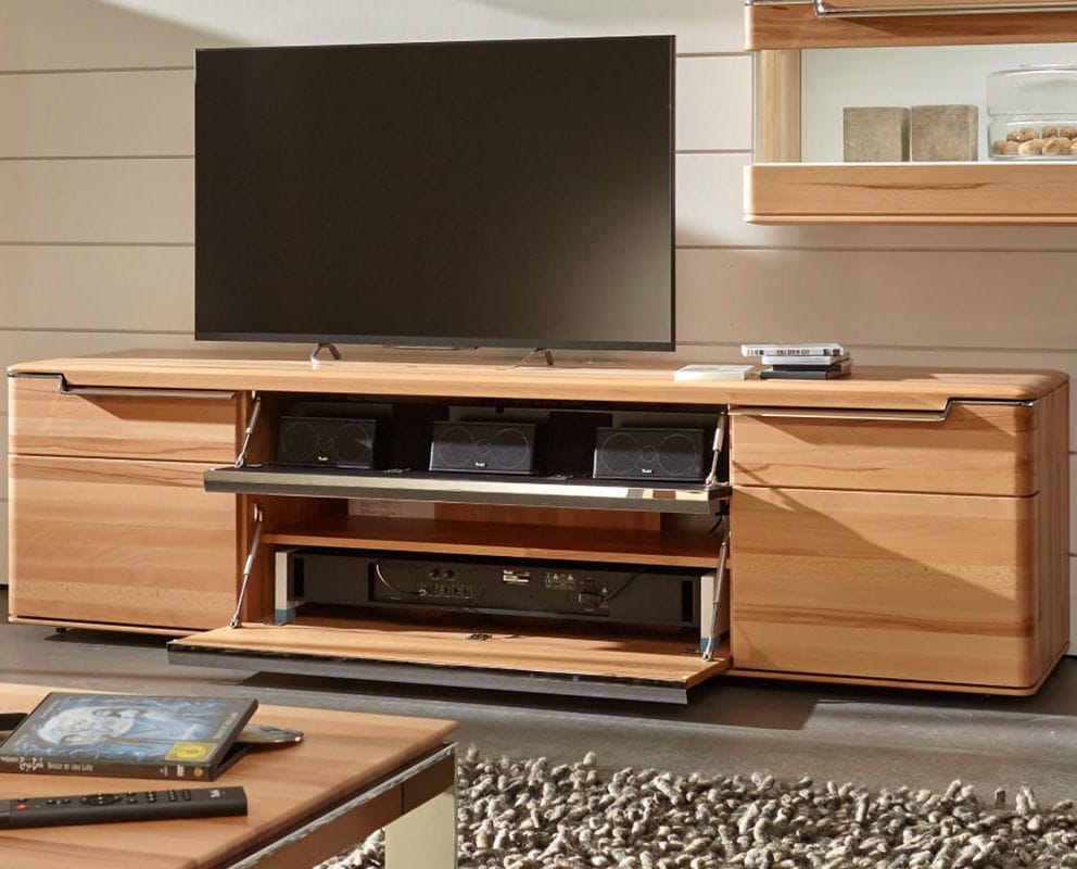 Contemporary TV cabinet - VEDUA - hülsta - lowboard / with storage ...