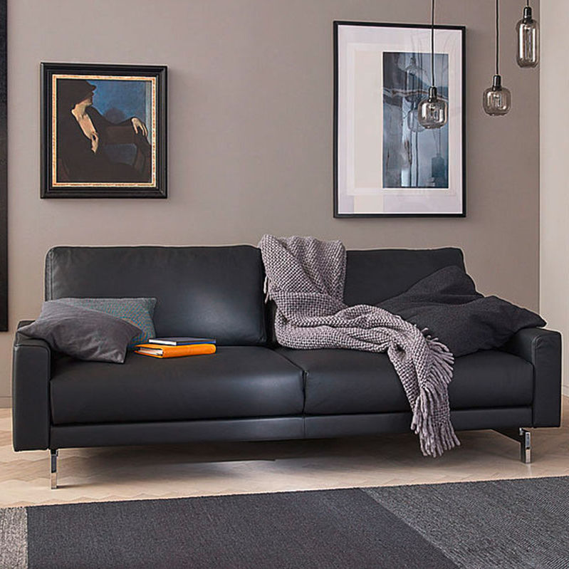 Modular sofa - hs.450 - hülsta - contemporary / fabric / leather