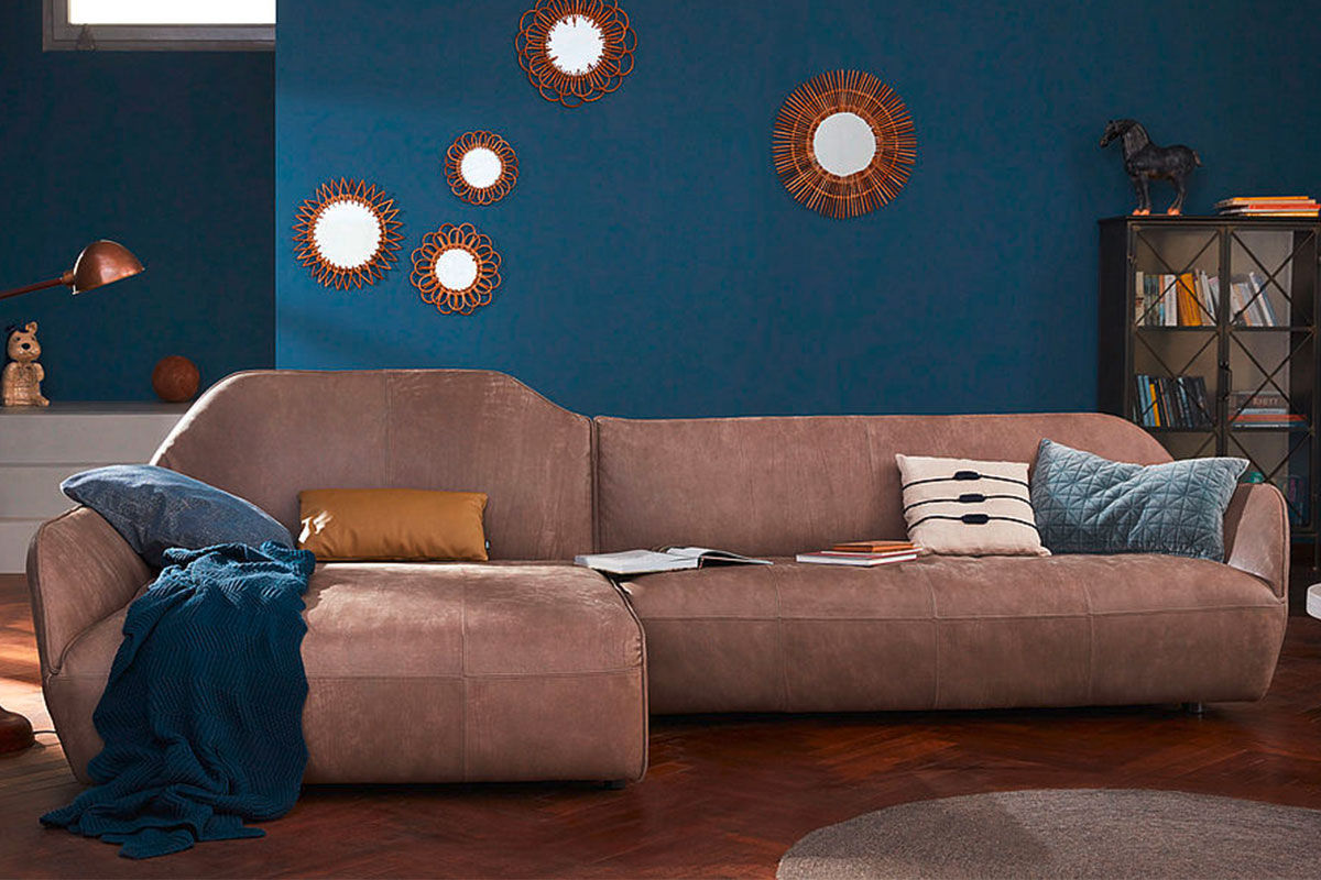 Modular sofa - hs.480 - hülsta - contemporary / fabric / leather