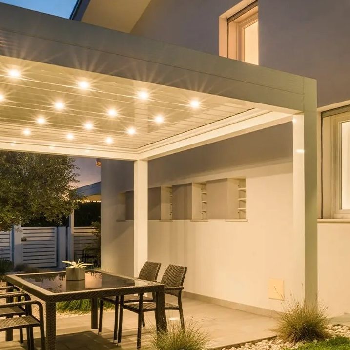 Self-supporting pergola - TREVISO - ITALIEN - Gibus SPA - wall-mounted ...