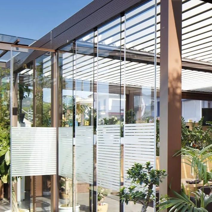Glass conservatory - NOLA - ITALY - Gibus SPA - oak / stainless steel ...