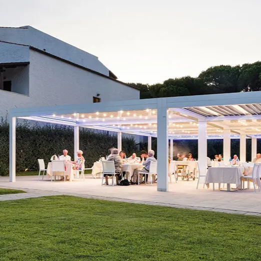 Self-supporting pergola - ALGHERO - ITALY - Gibus SPA - metal / sun ...