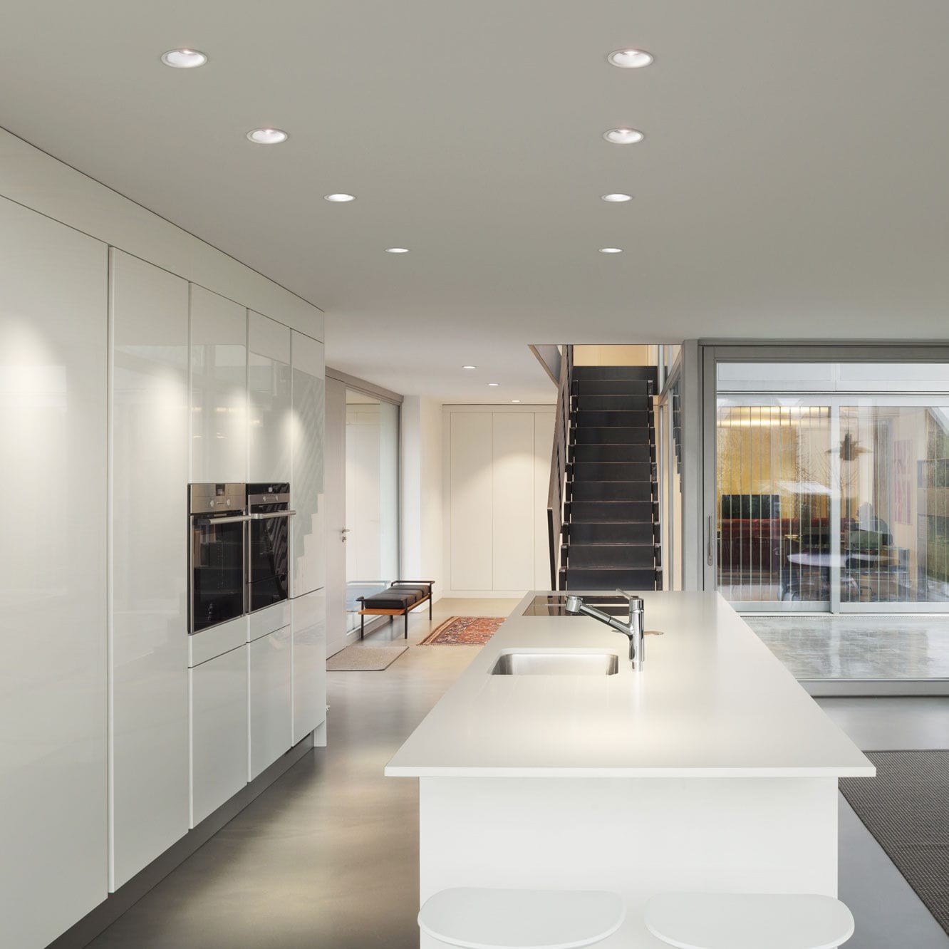 Recessed ceiling spotlight - JOE - PANZERI - LED / halogen / round