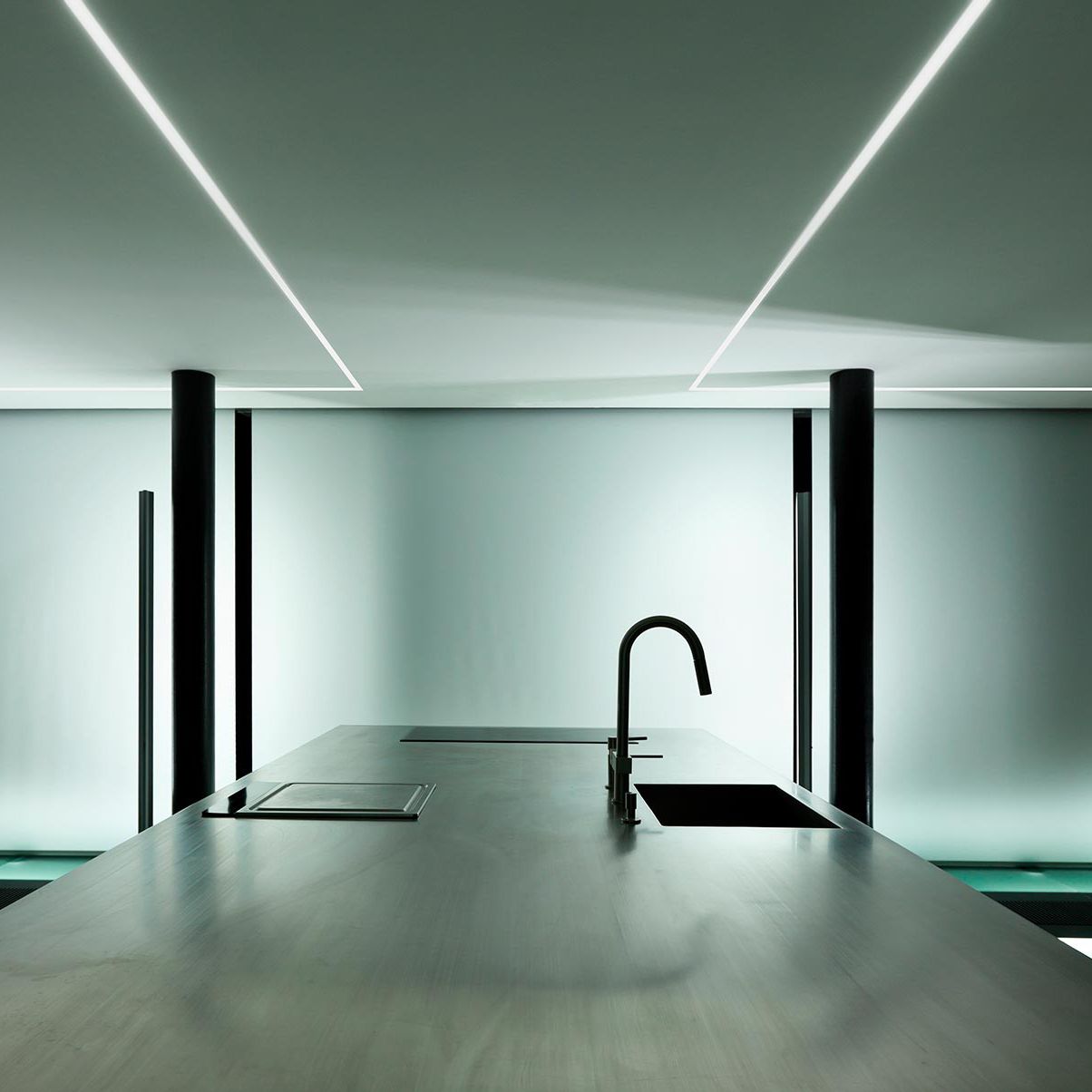 Ceiling lighting profile - BROOKLYN - PANZERI - LED / modular / home