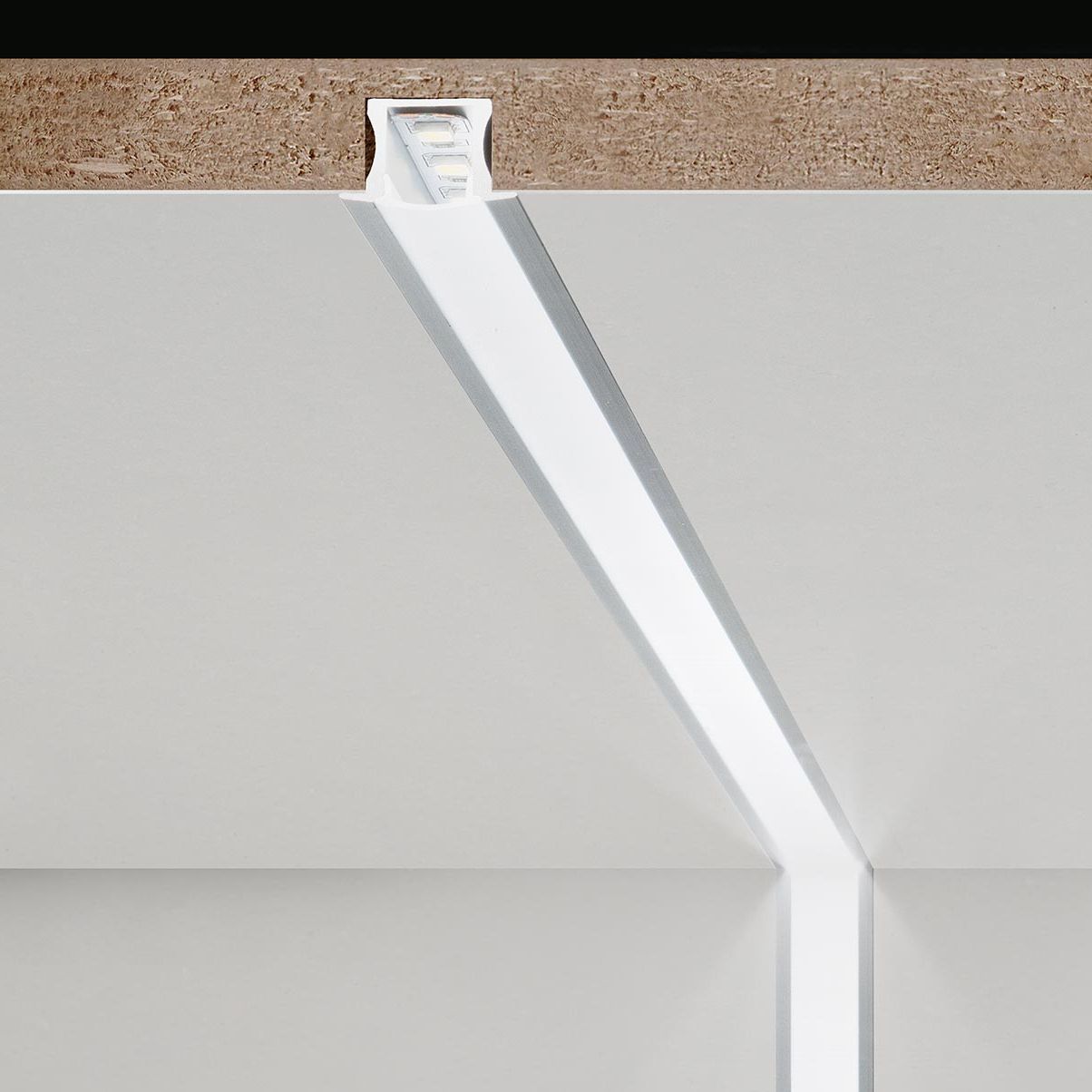 Recessed lighting profile - TRIBECA - PANZERI - ceiling / LED / commercial
