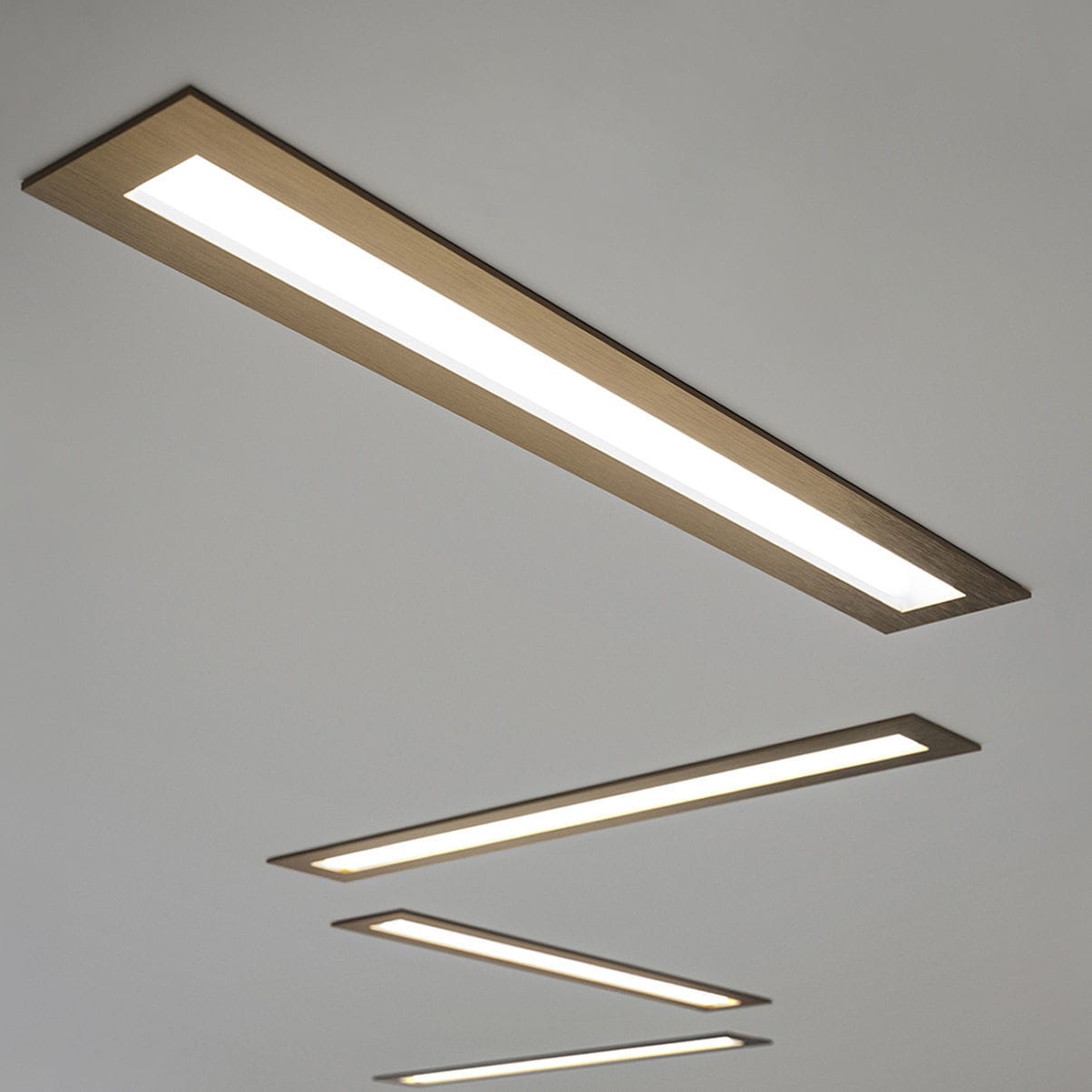 Recessed ceiling light fixture - MARK - PANZERI - LED / rectangular / IP20