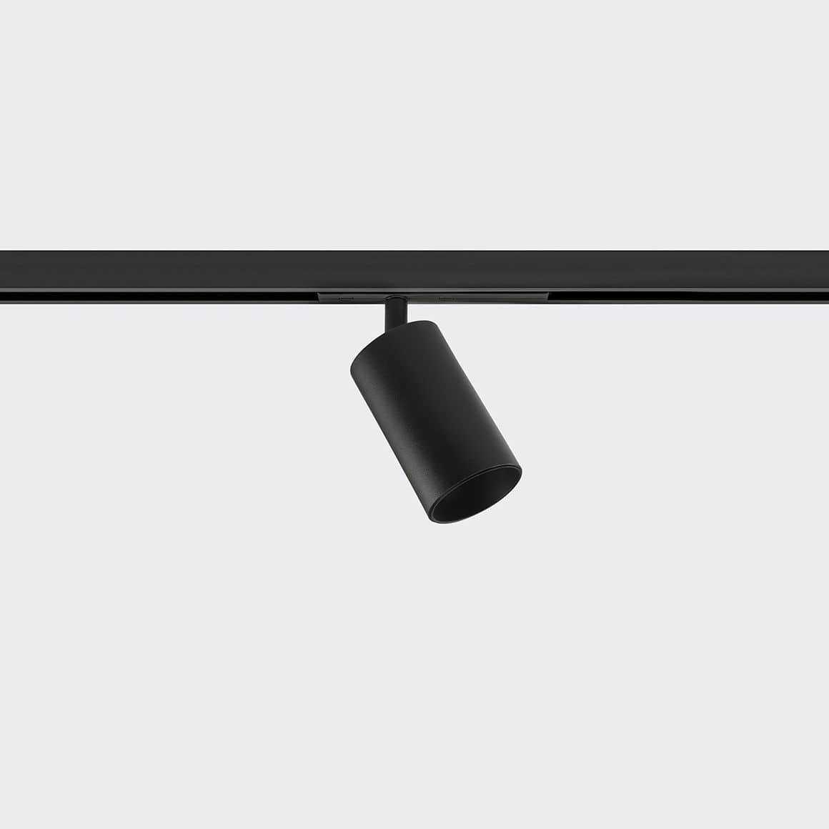 LED track light - SOHO 5 - PANZERI - round / thermoplastic / commercial